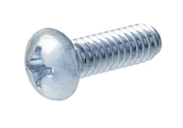 Round Phillips Head Machine Screws Silver - MIH HOME